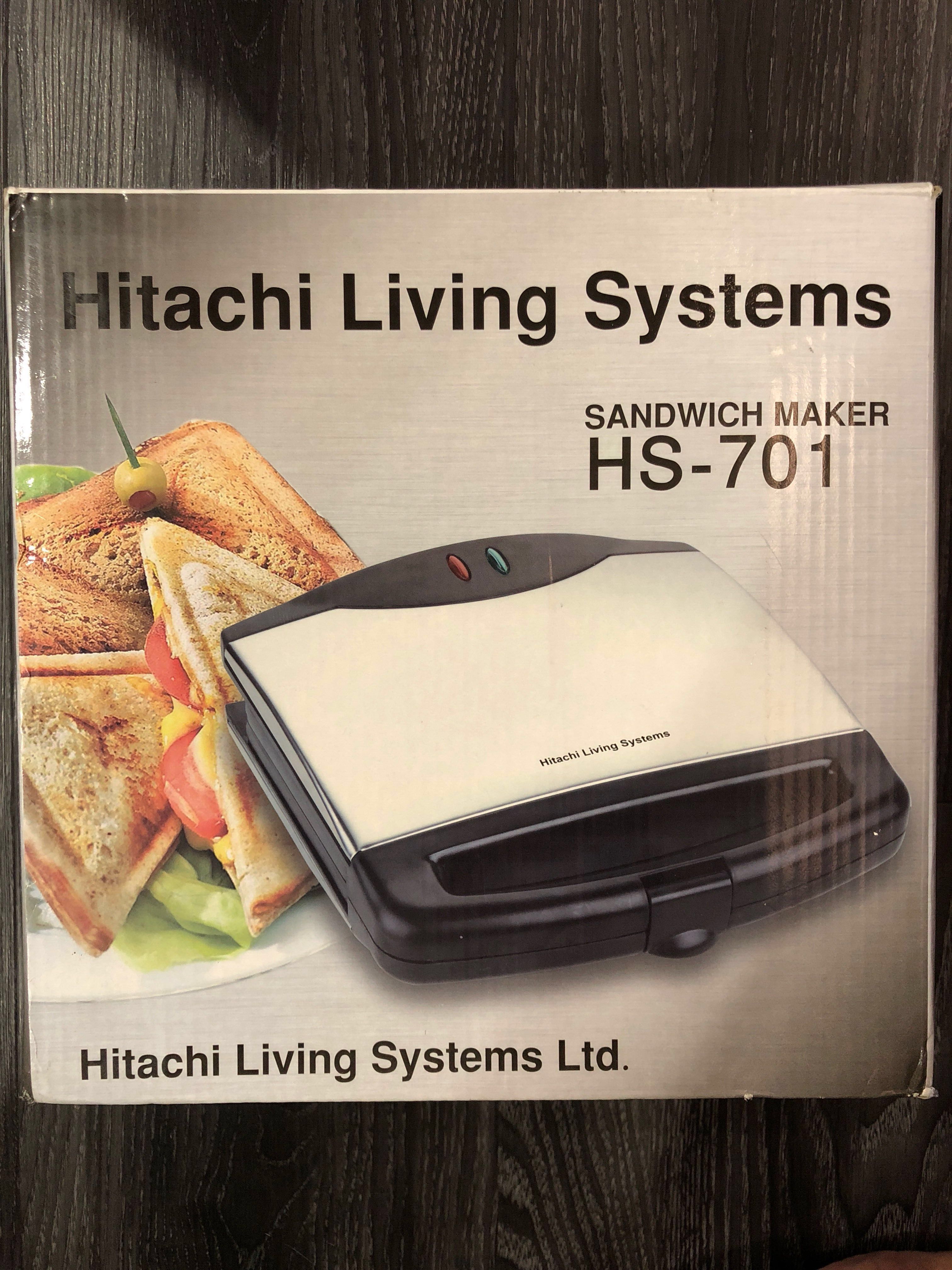Hitachi Living Systems - Sandwich Maker HS-701, TV & Home Appliances ...