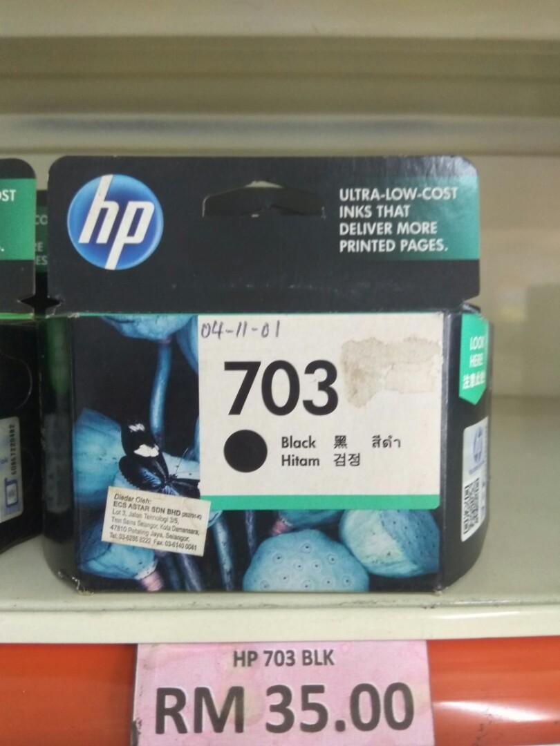 HP 703 INK CARTRIDGE, Computers & Tech, Laptops & Notebooks on Carousell