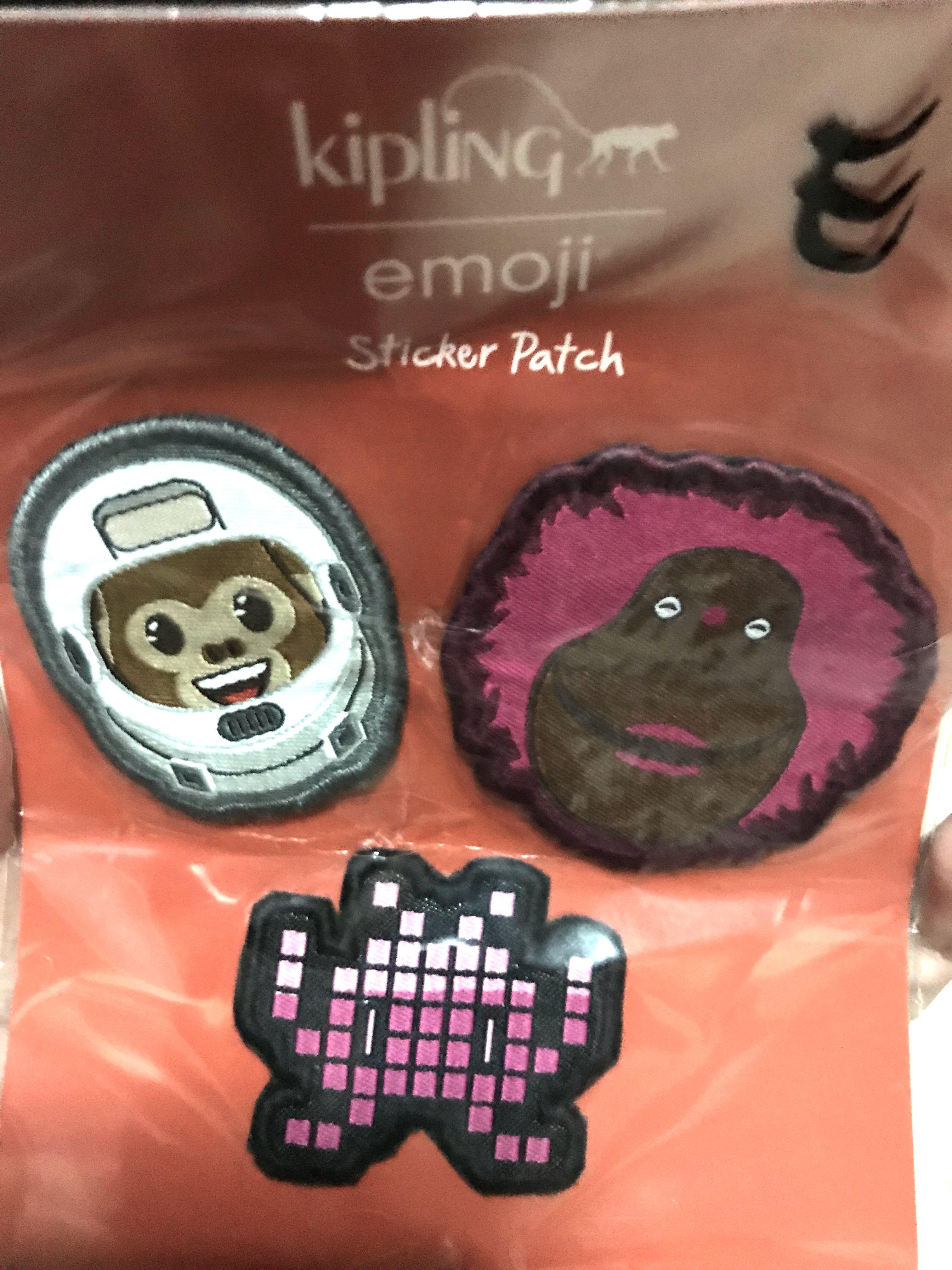 Kipling emoji patches set, Everything Else on Carousell