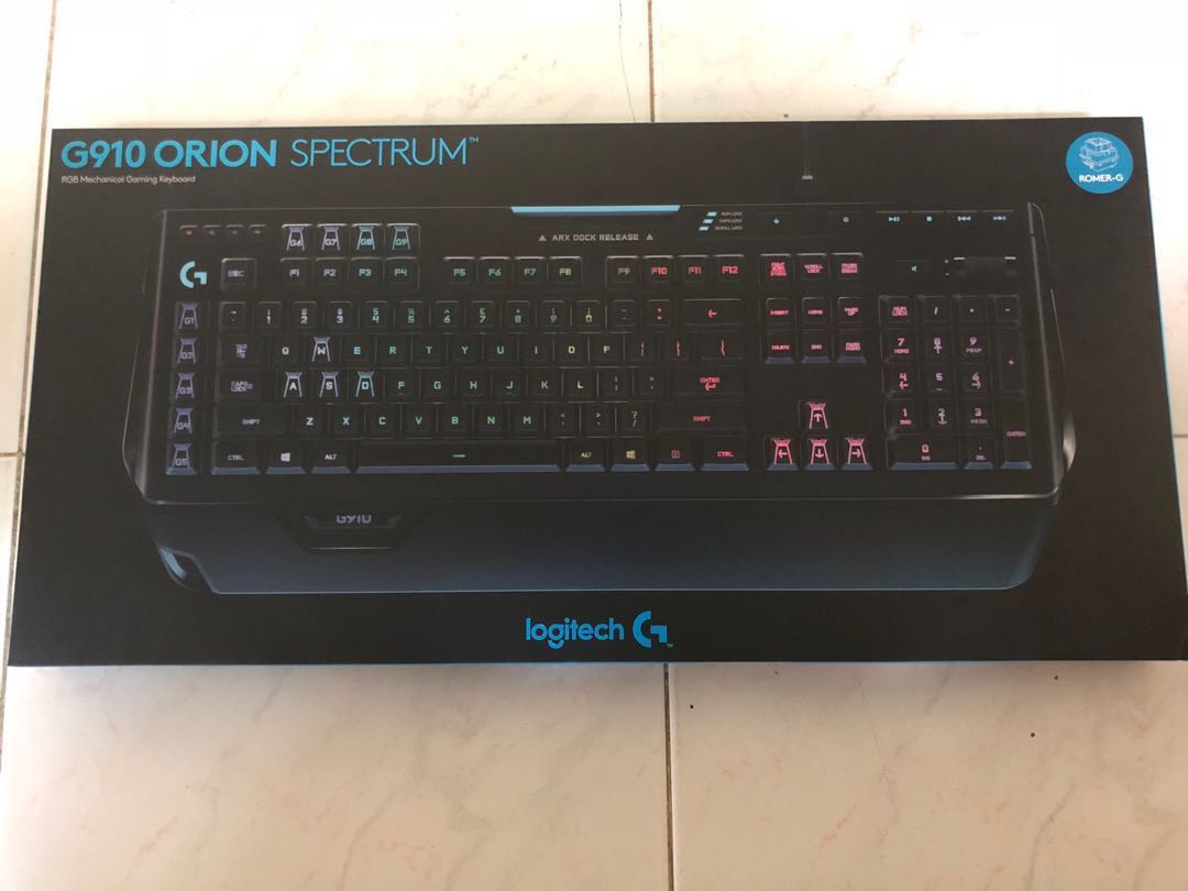 Logitech G910 Orion Spectrum Mechanical Gaming Keyboard, Computers ...
