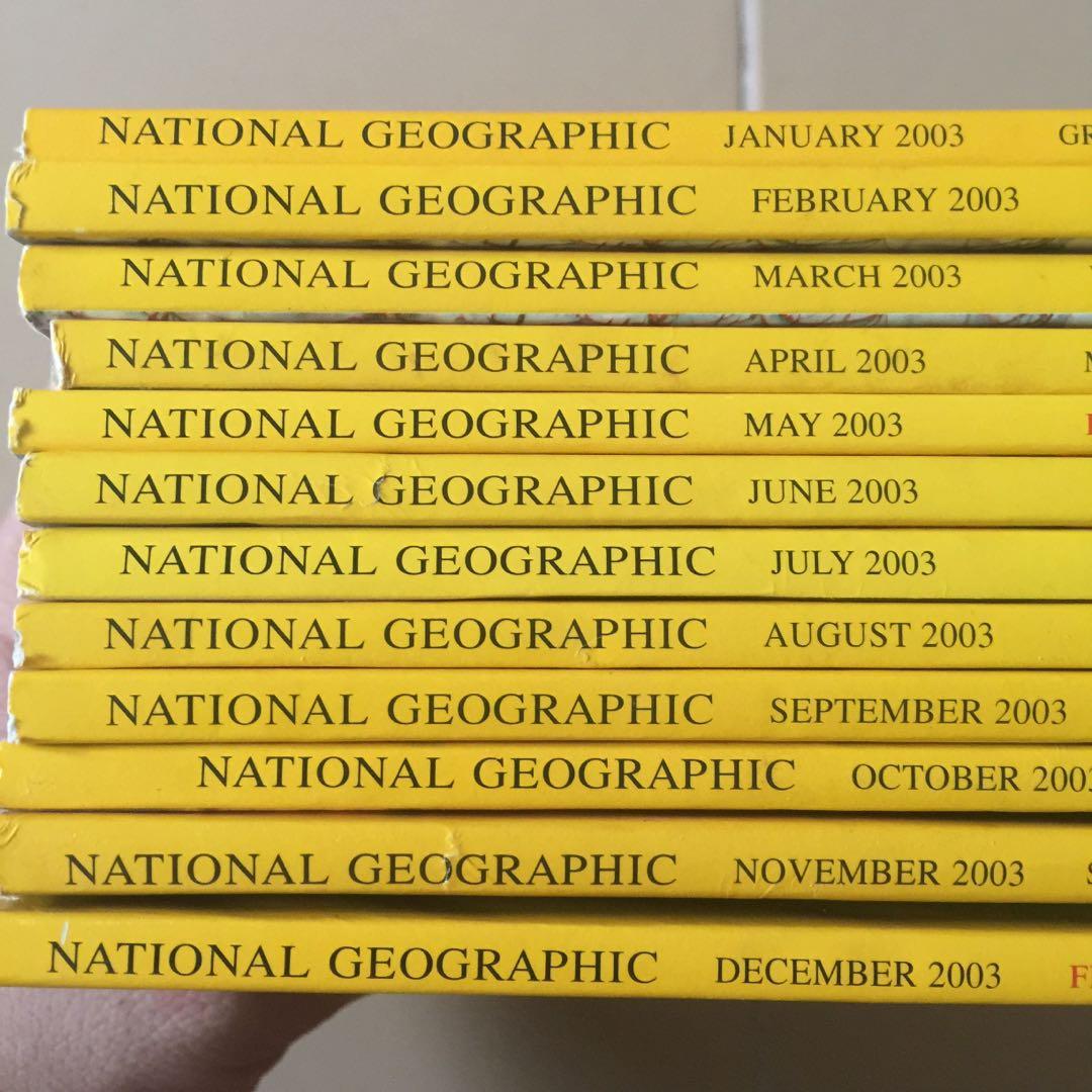 National Geographic magazines (2003), Hobbies & Toys, Books & Magazines ...