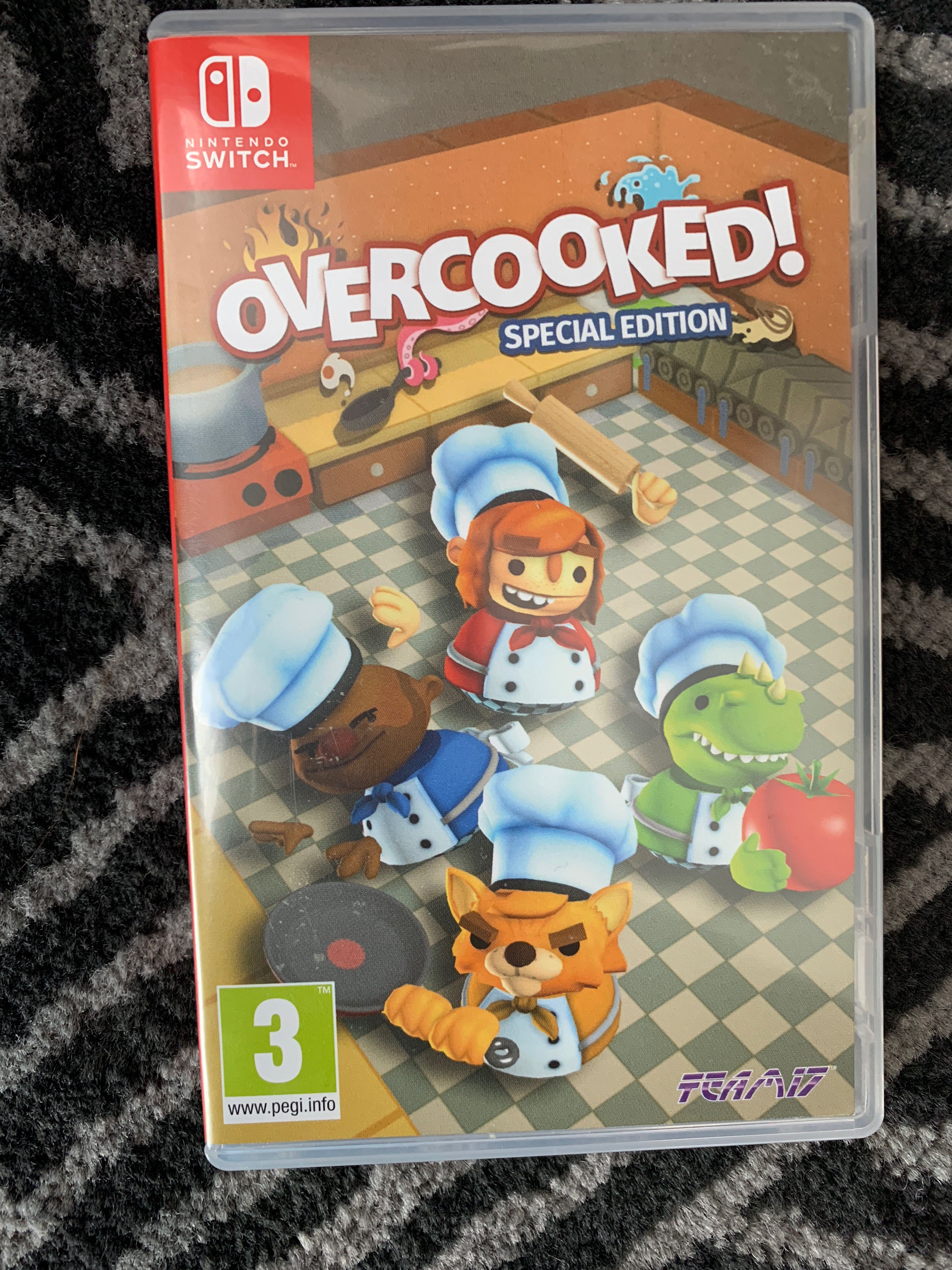 Nintendo Switch Game: overcooked! Special Edition, Video Gaming, Video ...