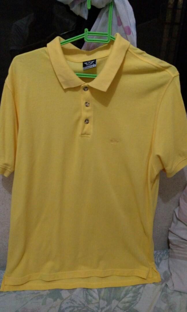 PADDOCK'S Light Yellow Polo Shirt on Carousell