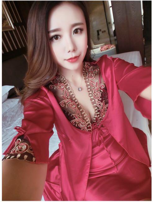 Red Lace Sexy Sleeping Lingerie Womens Fashion Dresses And Sets Evening Dresses And Gowns On