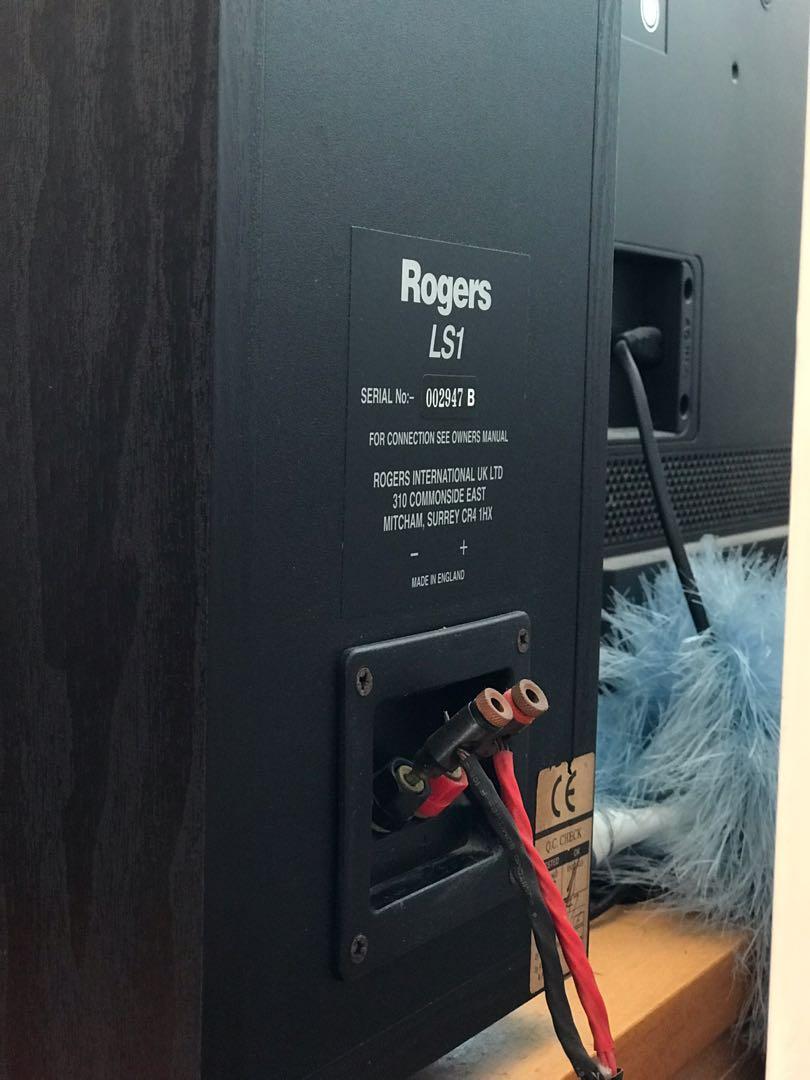 Rogers LS-1 掦聲器 Loudspeakers, 音響器材, Soundbar、揚聲器、藍牙喇叭、耳擴 - Carousell