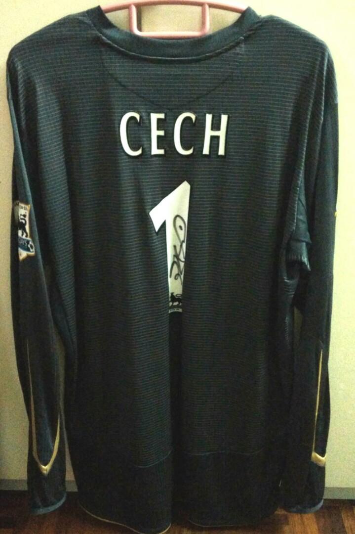 Signed Cech 1 Chelsea Umbro Centenary Home Goalkeeper Kit Jersey 2005 ...
