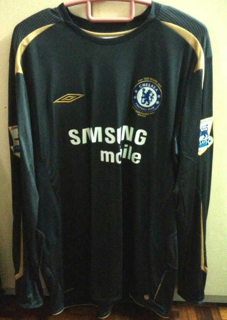 Signed Cech 1 Chelsea Umbro Centenary Home Goalkeeper Kit Jersey 2005 ...