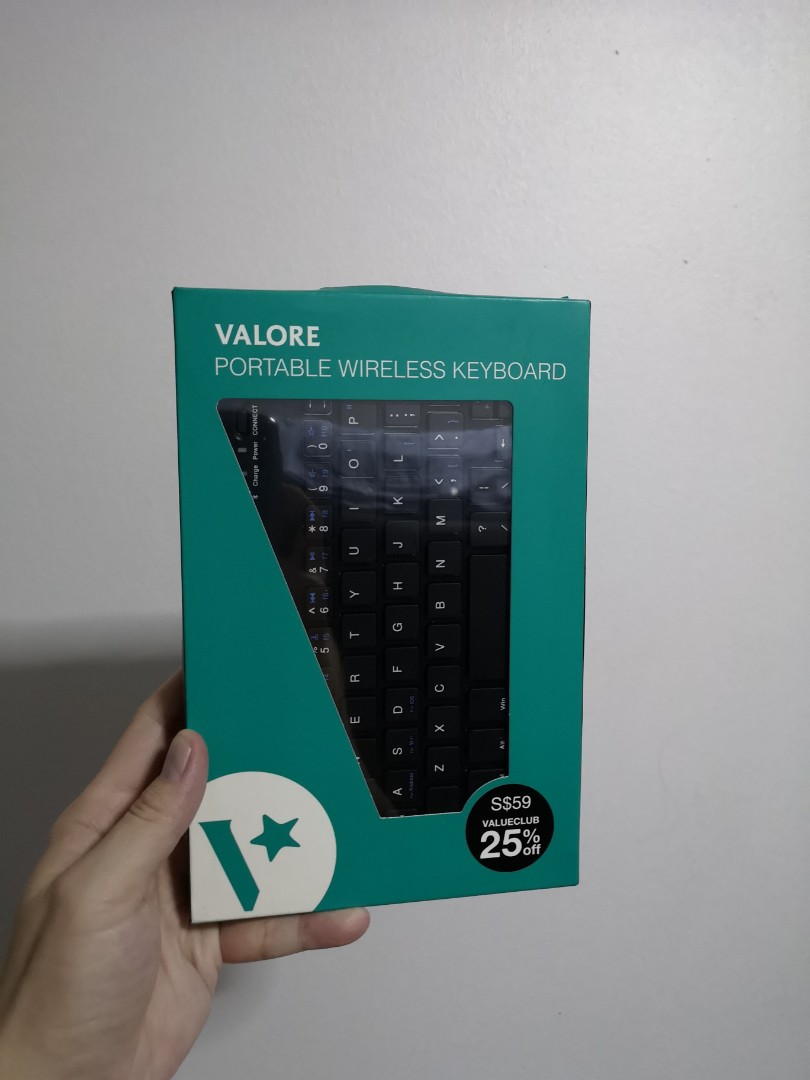Valore Portable Wireless Keyboard, Computers & Tech, Parts & Accessories, Computer Keyboard on ...
