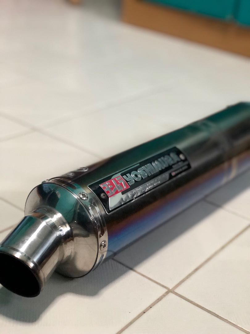 Yoshimura CB400 Cyclone Exhaust (Titanium Blue), Motorcycles ...