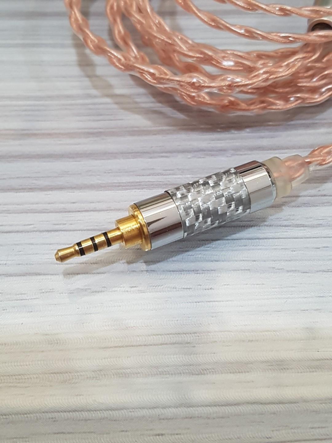 4 Core Copper MMCX upgrade cable, Audio, Portable Audio Accessories on ...