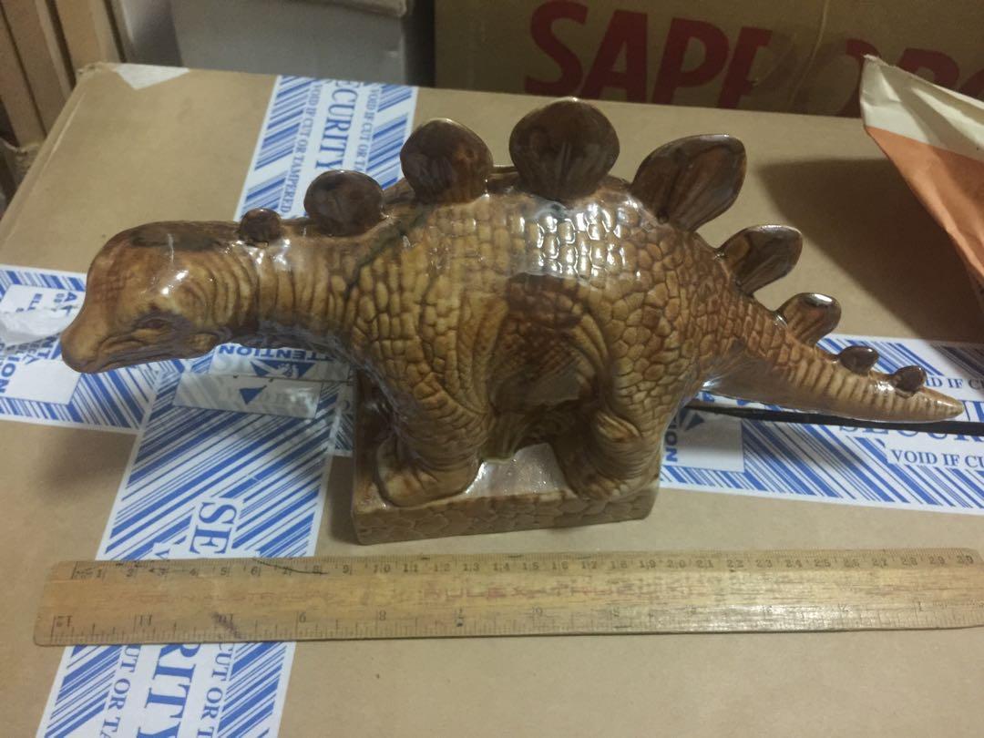 Antique ceramic dinosaur coin bank vintage coin bank, Hobbies & Toys ...
