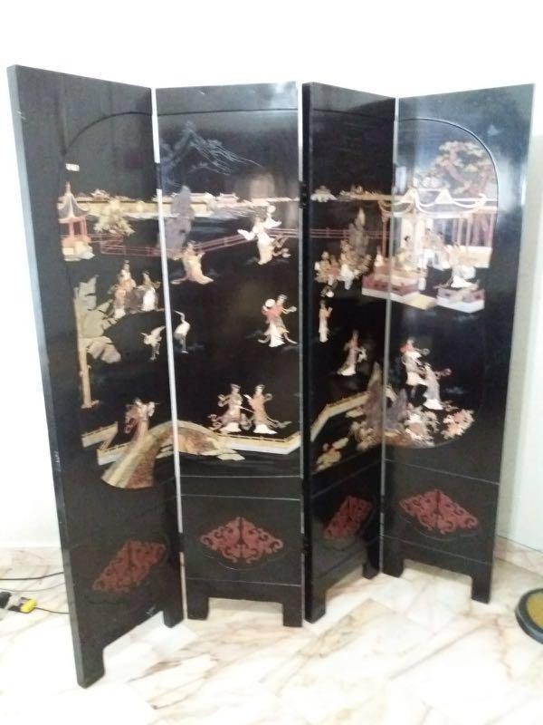 Antique Ping Feng Divider, Furniture & Home Living, Home Decor, Vases ...
