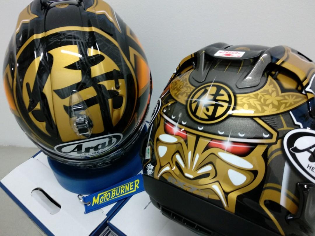 Arai RX7X Pedrosa Samurai Spirit, Motorcycles, Motorcycle Apparel on ...