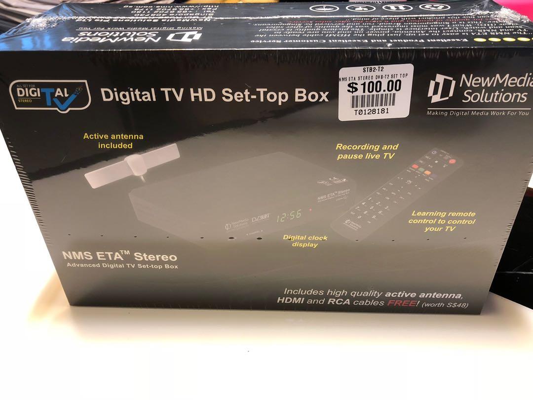 Brand New NewMedia Solutions Advanced Digital TV HD Set-Top Box NMS DTA ...