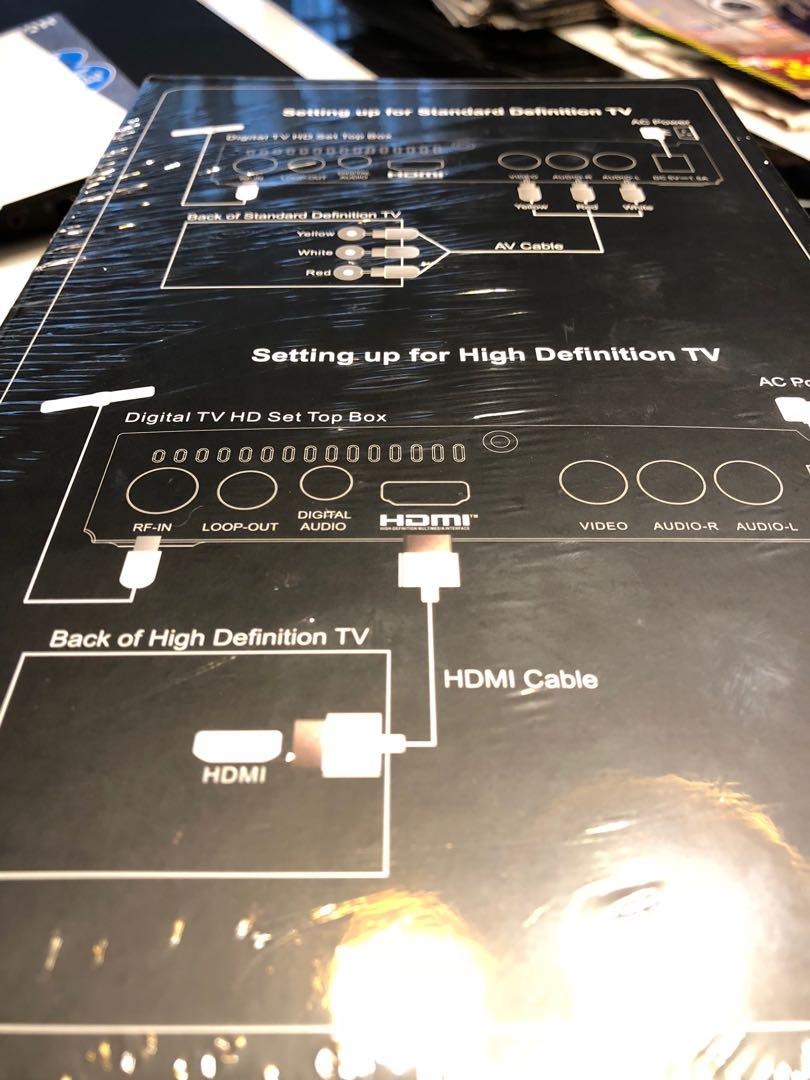 Brand New NewMedia Solutions Advanced Digital TV HD Set-Top Box NMS DTA ...