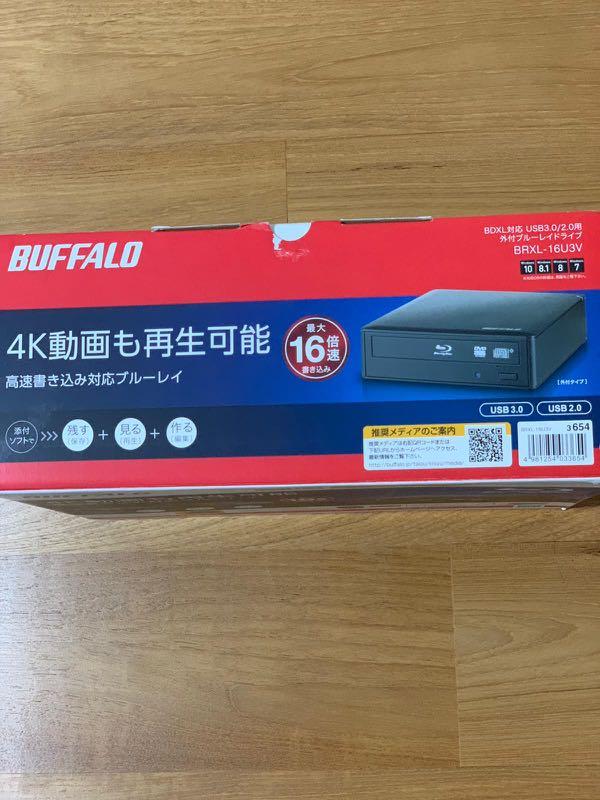 BUFFALO External Blue-Ray Disc Drive 16x, Computers & Tech, Parts ...