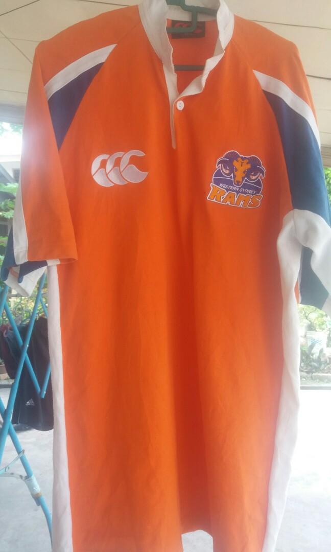 Canterbury western sydney rams rugby jersey, Men's Fashion, Tops & Sets ...
