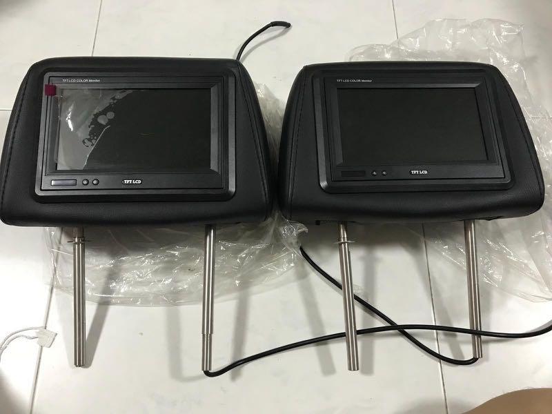 Car headrest monitor - TFT Pillow LCD, Car Accessories, Accessories on ...