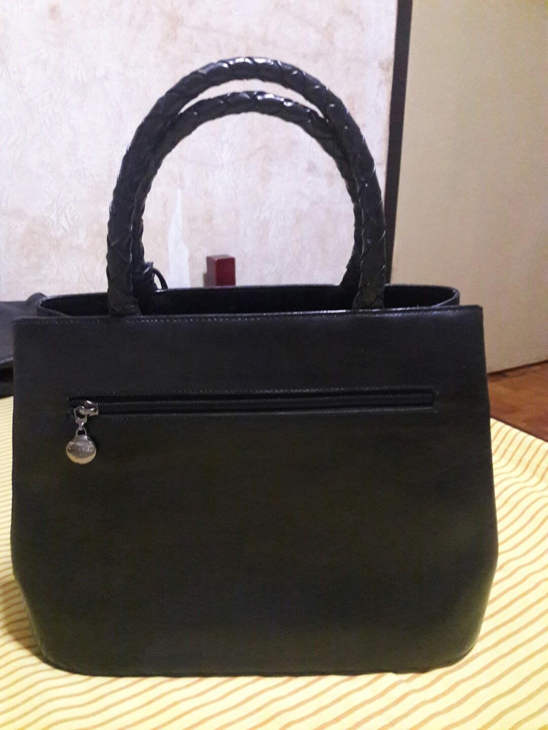 Countess Mara New York Black Handbag, Luxury, Bags & Wallets on Carousell
