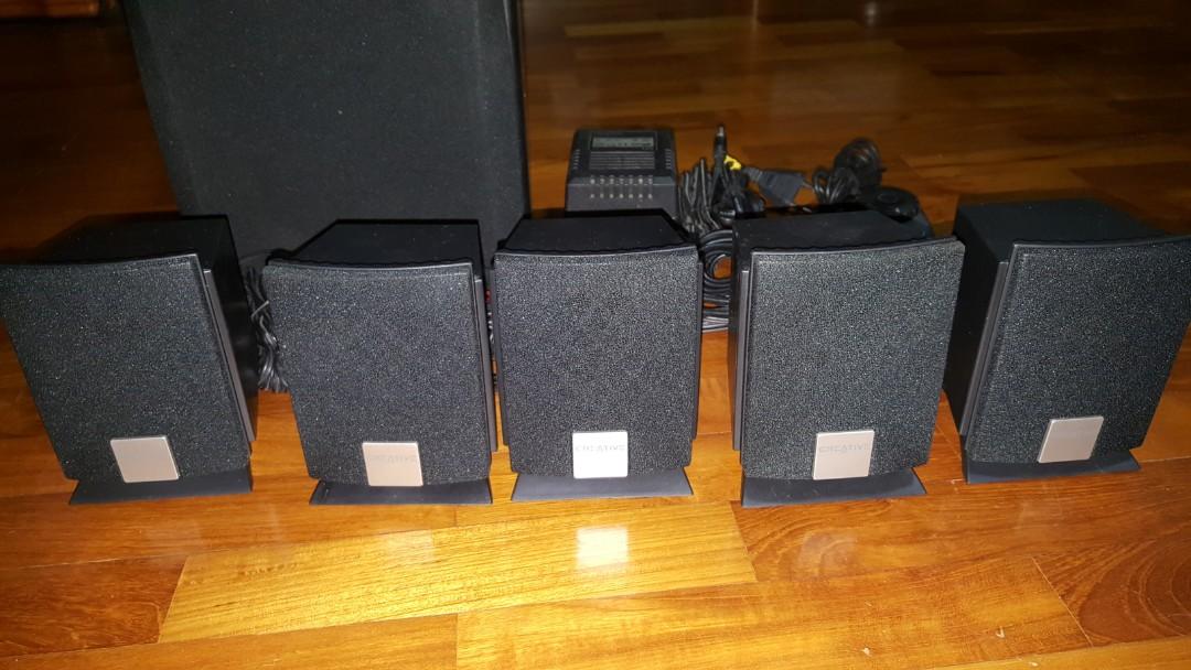 Creative Inspire 5.1, 5300 speaker, Audio, Soundbars, Speakers ...