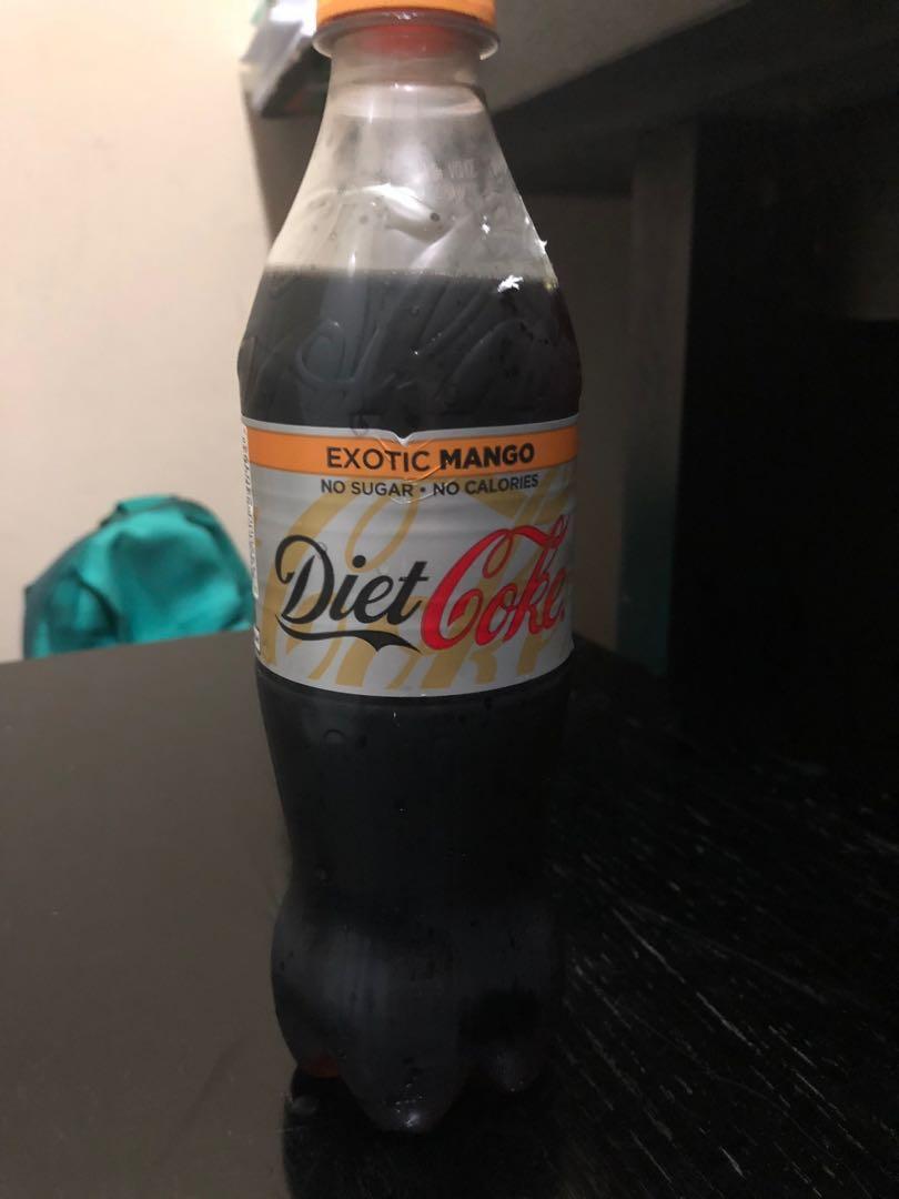 Diet Coke exotic mango, Food & Drinks, Packaged & Instant Food on Carousell