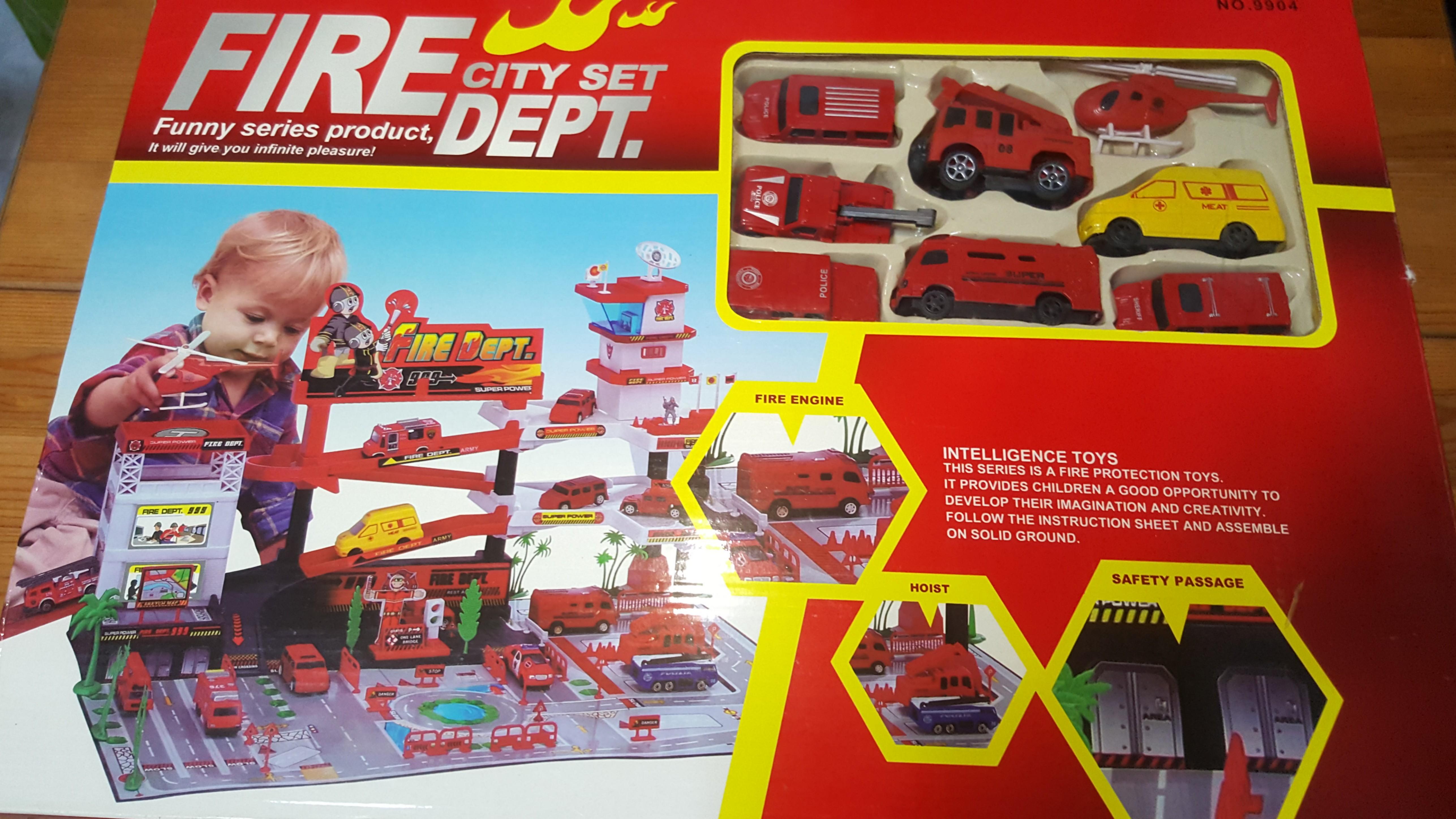 Fire Engine Toys Set (for 3 yrs old & up), Hobbies & Toys, Toys & Games ...