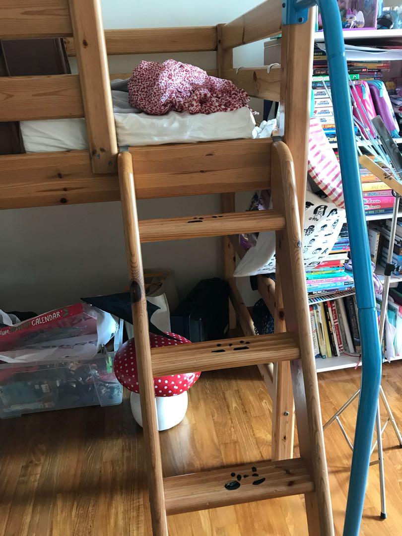 Flexa loft bed frame, Furniture & Home Living, Furniture, Bed Frames ...