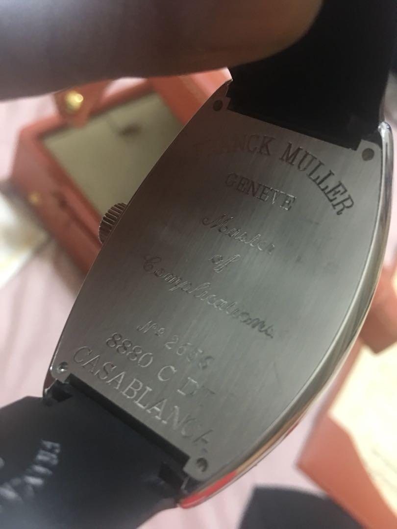 Franck muller Casablanca 8880 cdt, Mobile Phones & Gadgets, Wearables ...