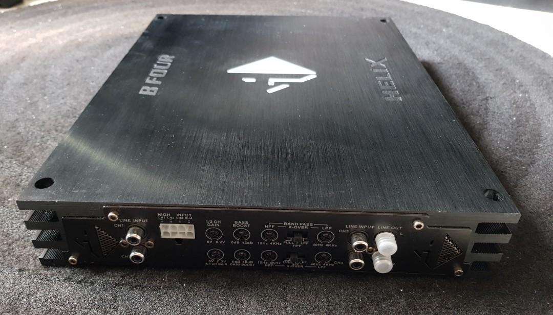 Helix B FOUR Multi-channel Amplifier, Car Accessories, Electronics ...