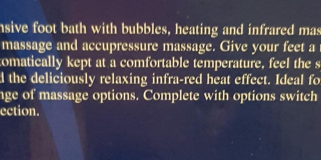 Infrared Foot Spa (Princess), Everything Else on Carousell