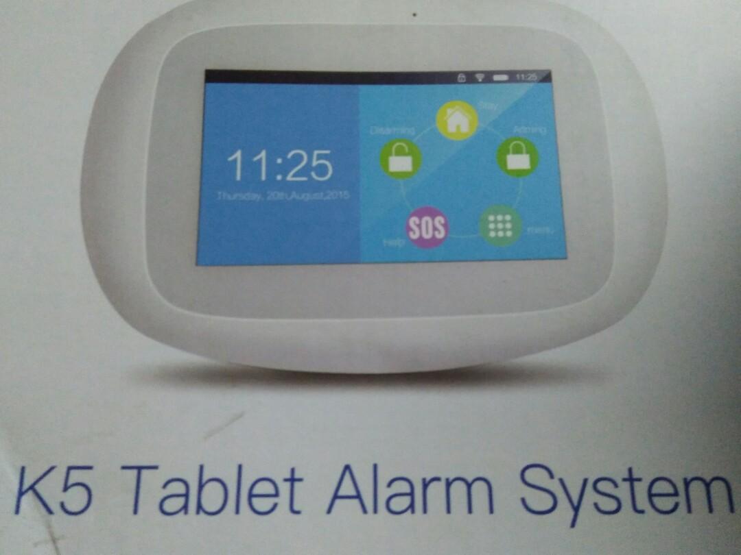 K5 Tablet Alarm System, Furniture & Home Living, Security & Locks ...