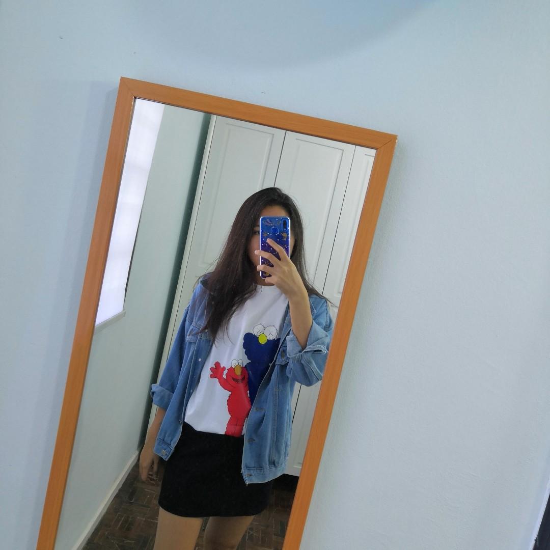 Oversized Denim Jacket, Women's Fashion, Coats, Jackets and Outerwear ...