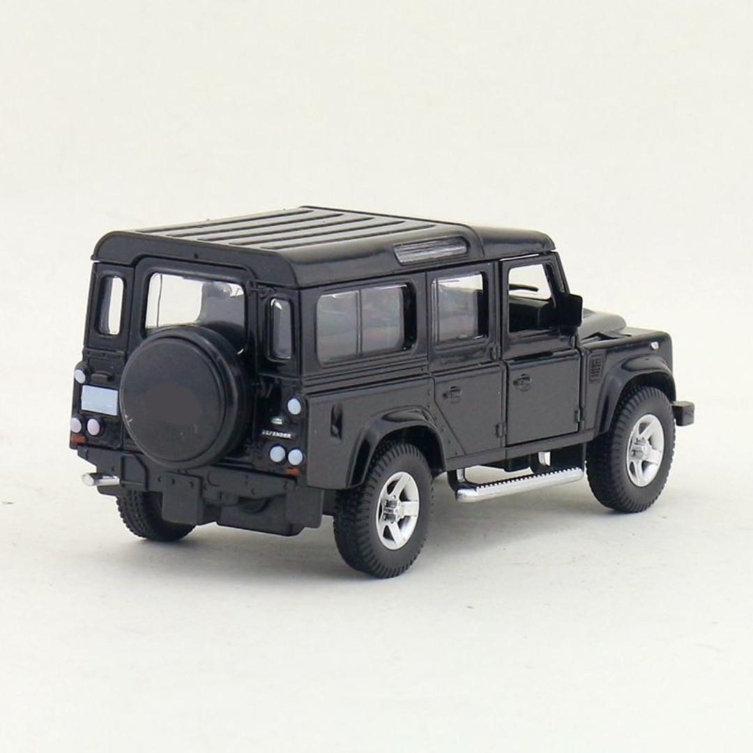 Land Rover Defender 1/36 diecast model - black, Hobbies & Toys, Toys ...