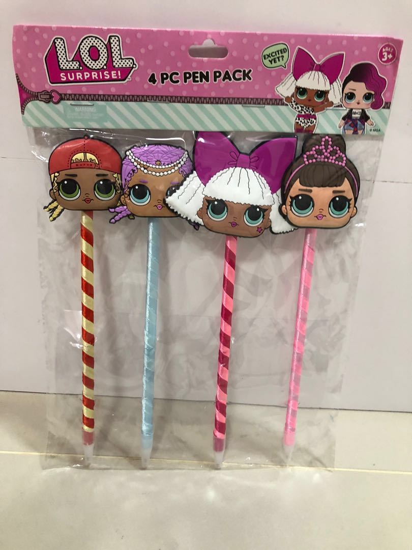 LOL Surprise Pens (4 per pack), Hobbies & Toys, Stationery & Craft ...