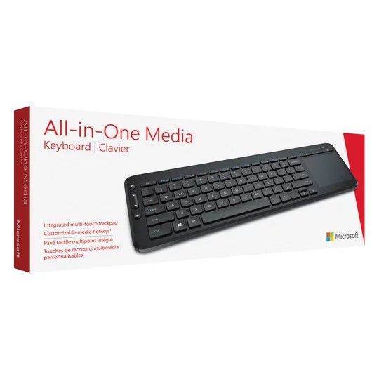 Microsoft all-in-one wireless media keyboard, Computers & Tech, Parts ...