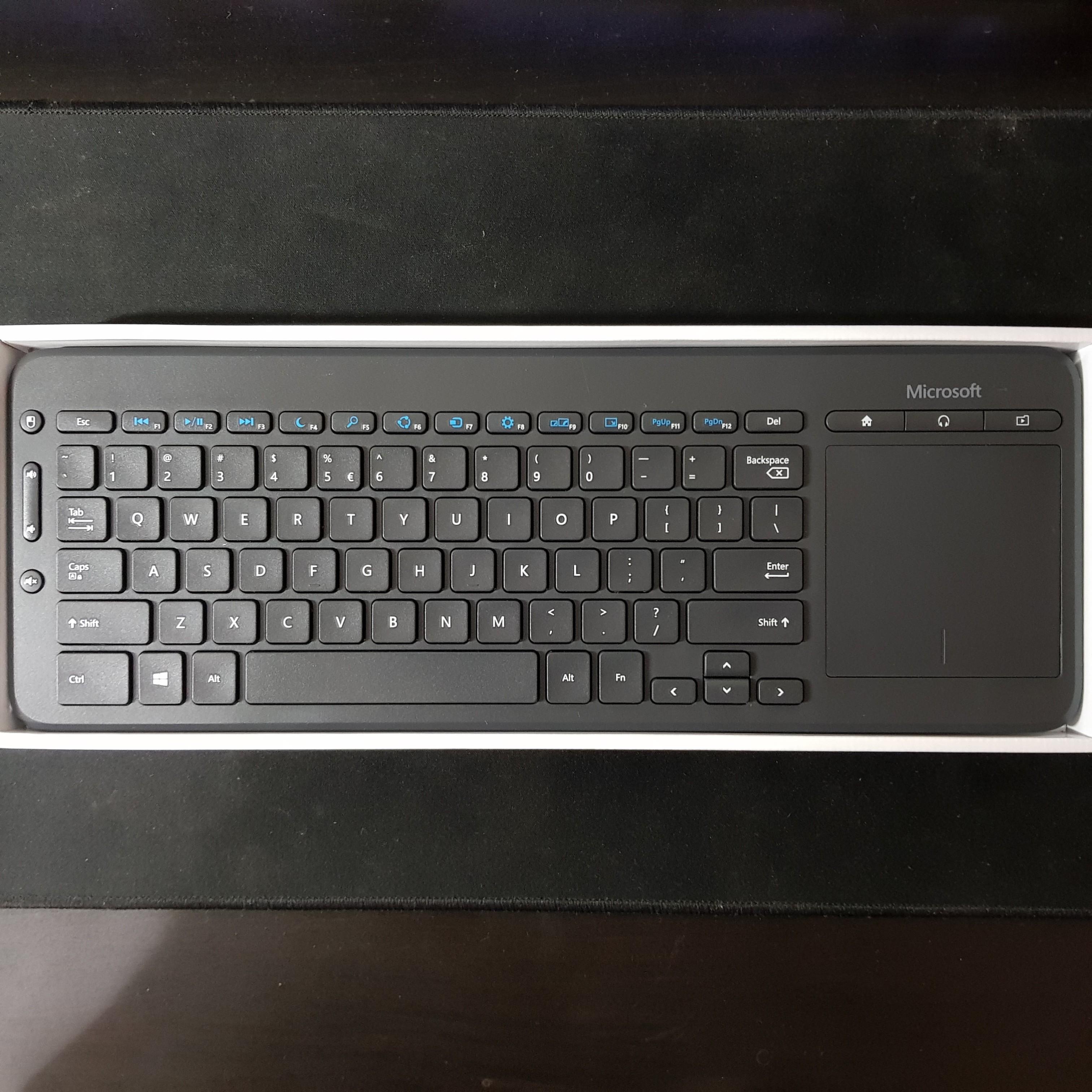 Microsoft all-in-one wireless media keyboard, Computers & Tech, Parts ...