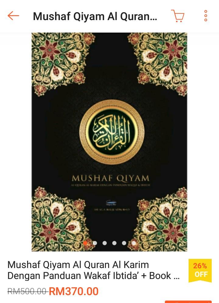Mushaf Al Quran, Hobbies & Toys, Books & Magazines, Storybooks on Carousell