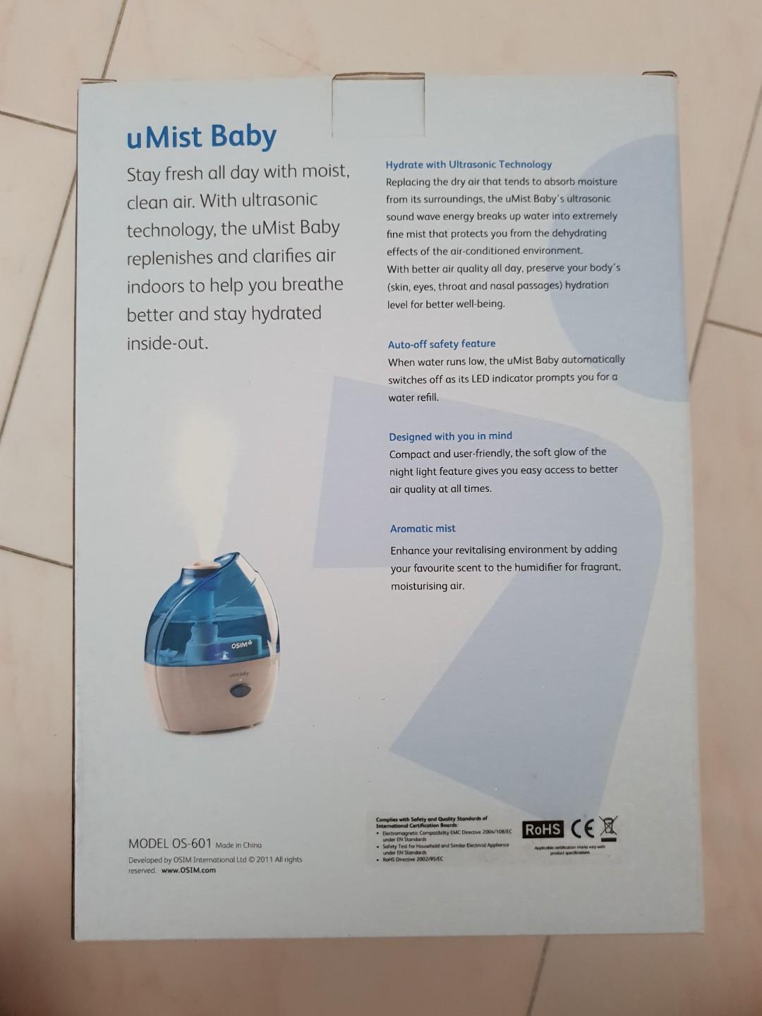 Osim Umist Baby (Hydrating Ultrasonic Humidifier), TV & Home Appliances ...