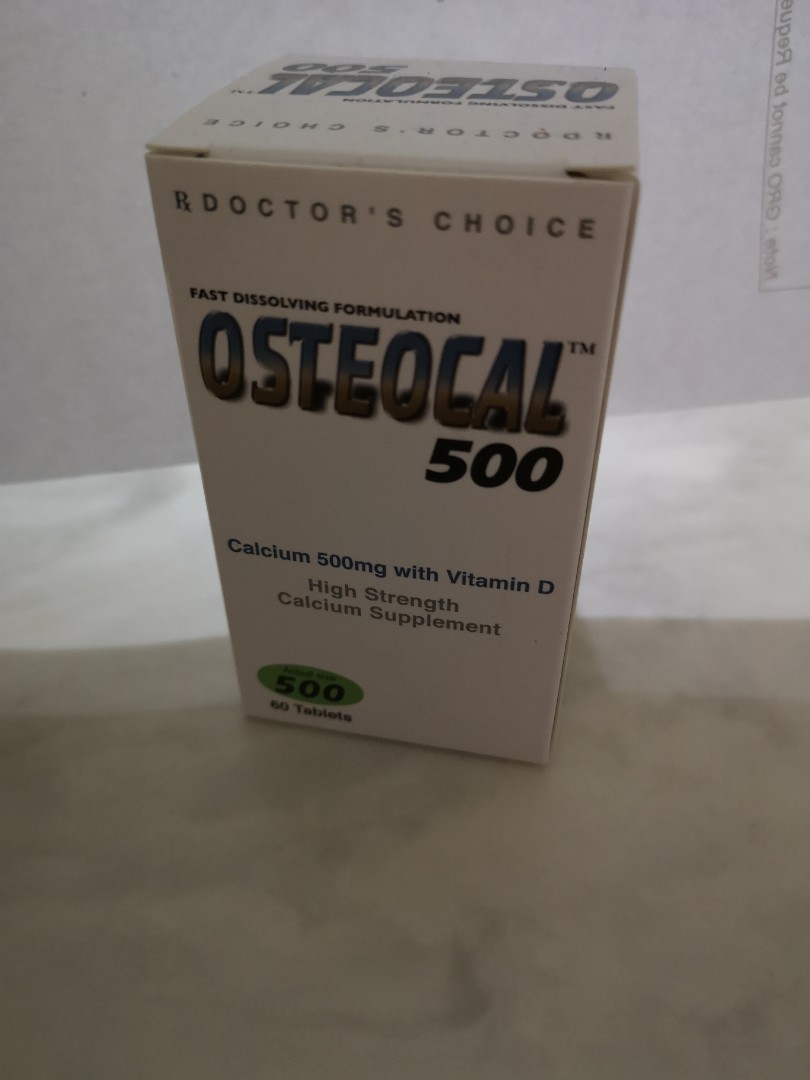 Osteocal calcium supplement 500mg, Everything Else on Carousell