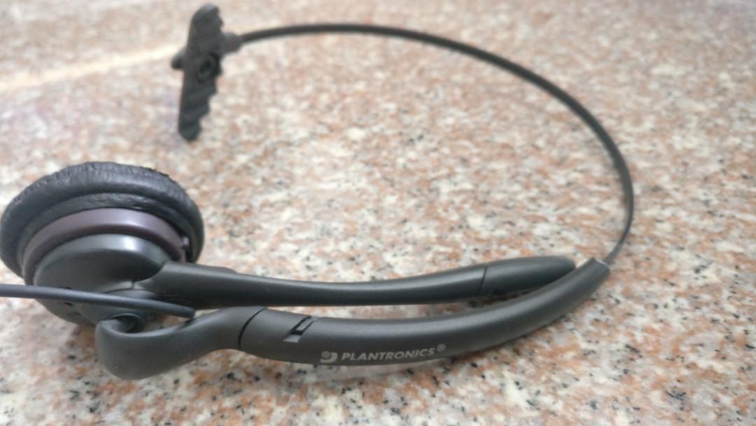 Plantronics T10 single line headset telephone dial key pad full set ...