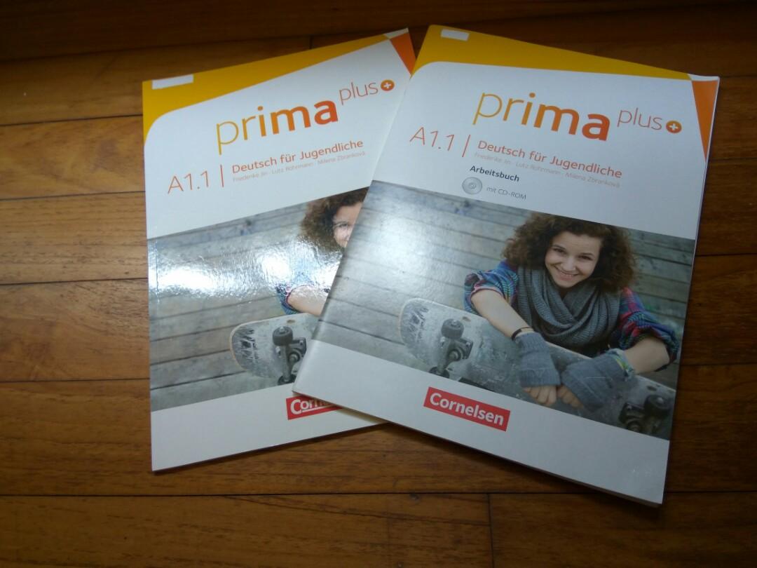 GERMAN Prima Plus A1.1-A1.2 Sec 1 Textbook and Workbook with CD ...