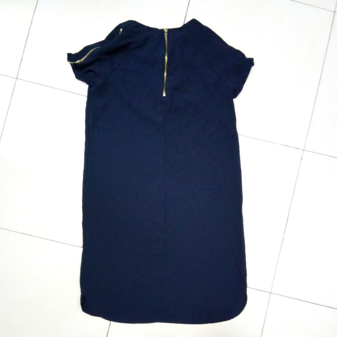 Primark Atmosphere Navy Blue Dress with Zipper #midsale, Women's ...