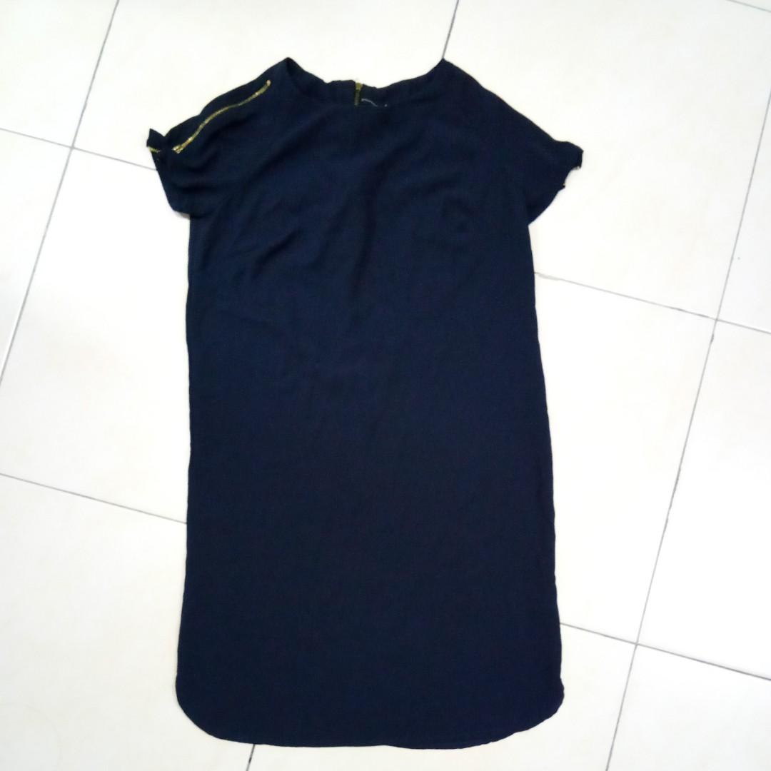 Primark Atmosphere Navy Blue Dress with Zipper #midsale, Women's ...
