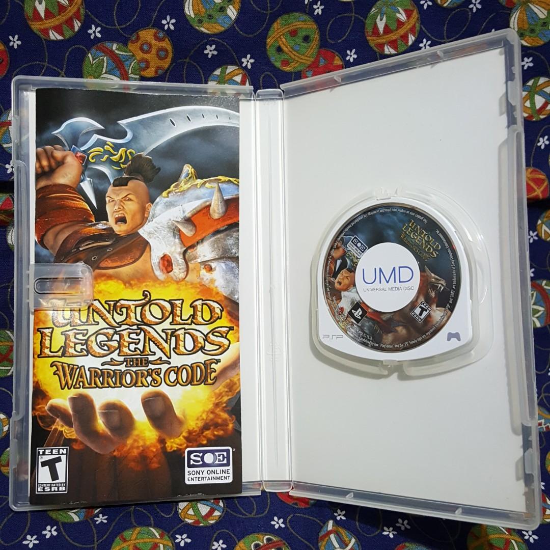 PSP Game Untold Legends - The Warrior's Code 無盡的任務 - 刀鋒兄弟會, 電子遊戲, 遊戲機配件 ...