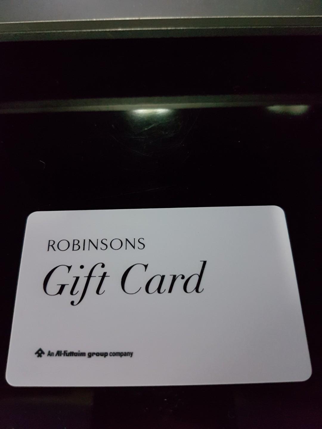 Robinsons Gift Card (Preloaded with $159 credit), Tickets & Vouchers ...