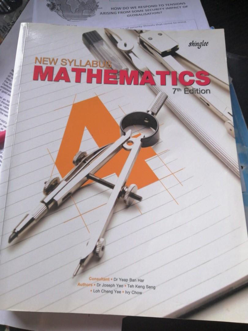 Sec 4 math textbook, Hobbies & Toys, Books & Magazines, Textbooks on ...