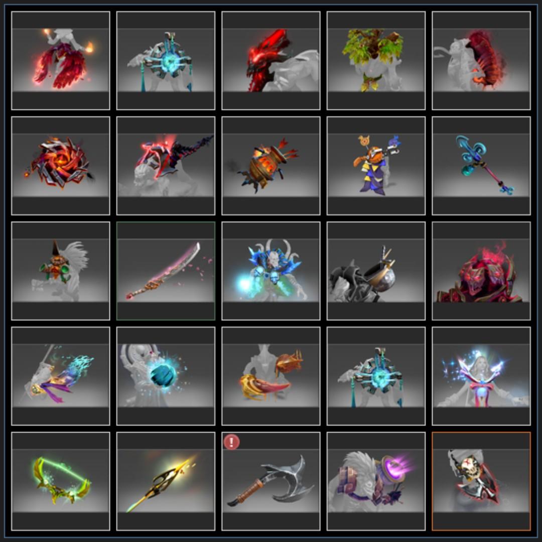 Selling Dota 2 Immortal item in bundle, Video Gaming, Gaming ...