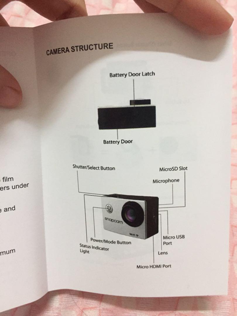 Snapcam Action Camera Complete Brandnew, Photography, Video Cameras on ...