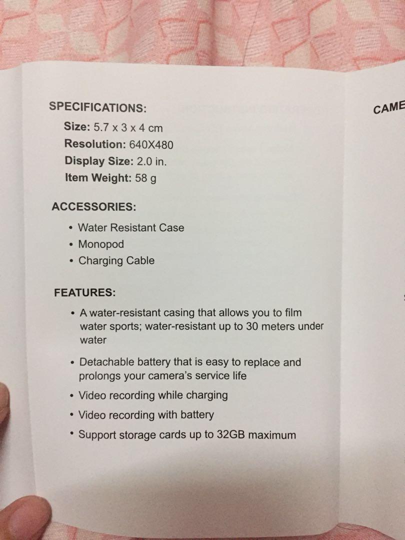 Snapcam Action Camera Complete Brandnew, Photography, Video Cameras on ...