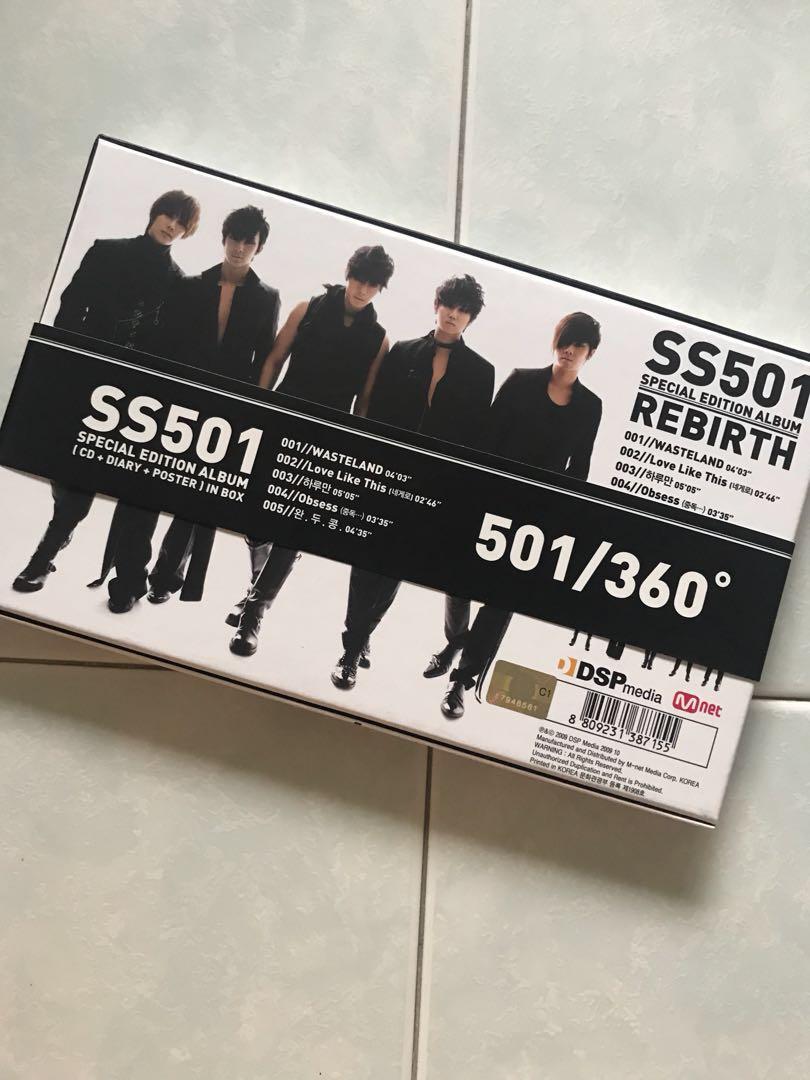 SS501 Special Edition Album Rebirth, Hobbies & Toys, Music & Media, CDs ...